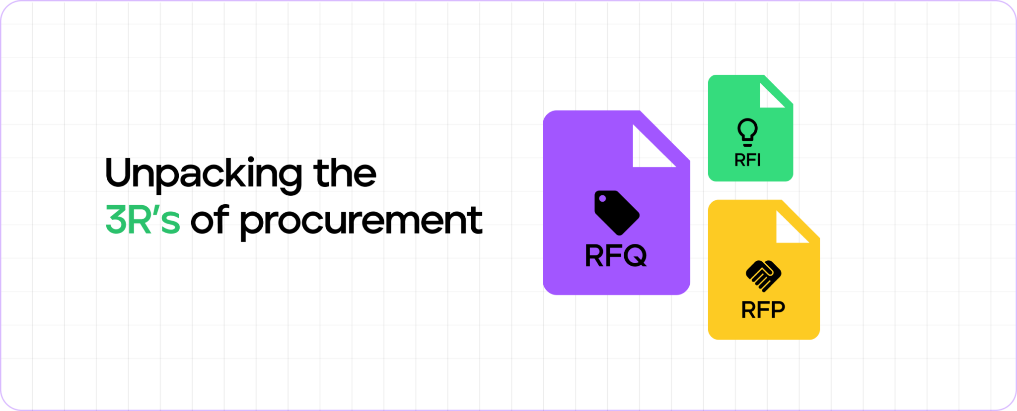 Unpacking The Three R’s of Procurement RFI RFP and RFQ